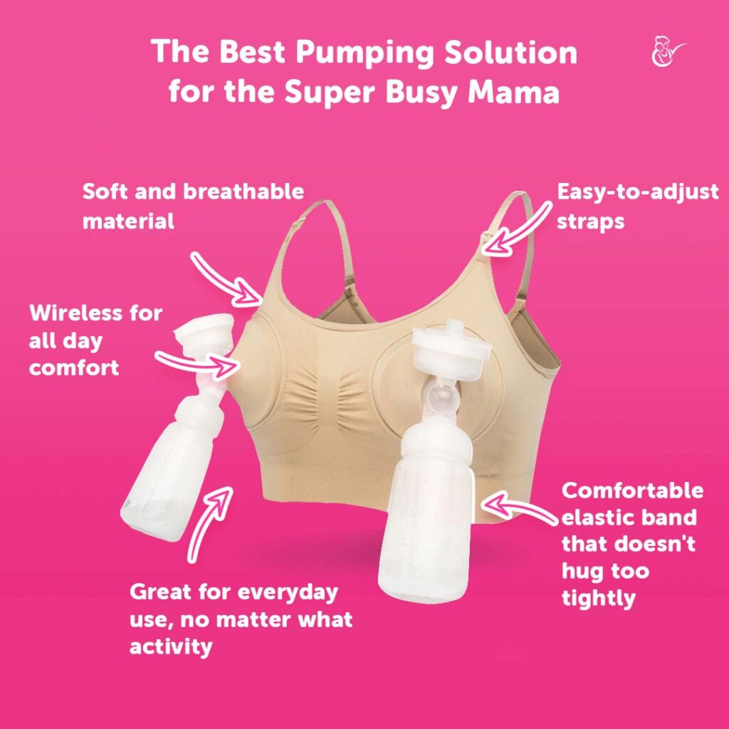 Seamless Hands-Free Pumping Bra - Mama's Choice Malaysia