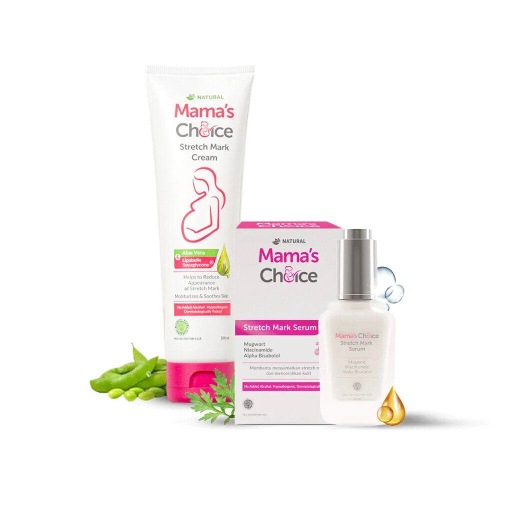 Stretch Mark Treatment Series (Stretch Mark Cream + Serum) - Mama's ...