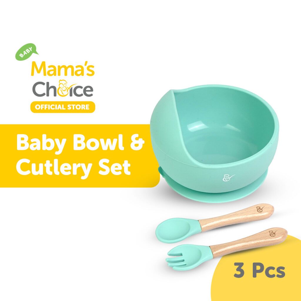 5 Pcs Jolly Feeding Set (3 Colours) - Premium Food Grade Silicone Baby ...