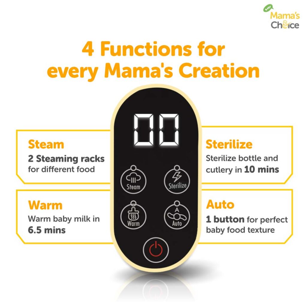 4 in 1 Baby Food Maker - Mama's Choice Malaysia