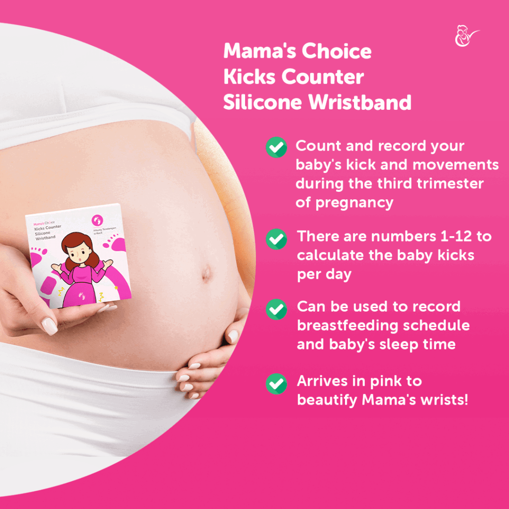 Kicks Counter Silicone Wristband | Mama's Choice Philippines