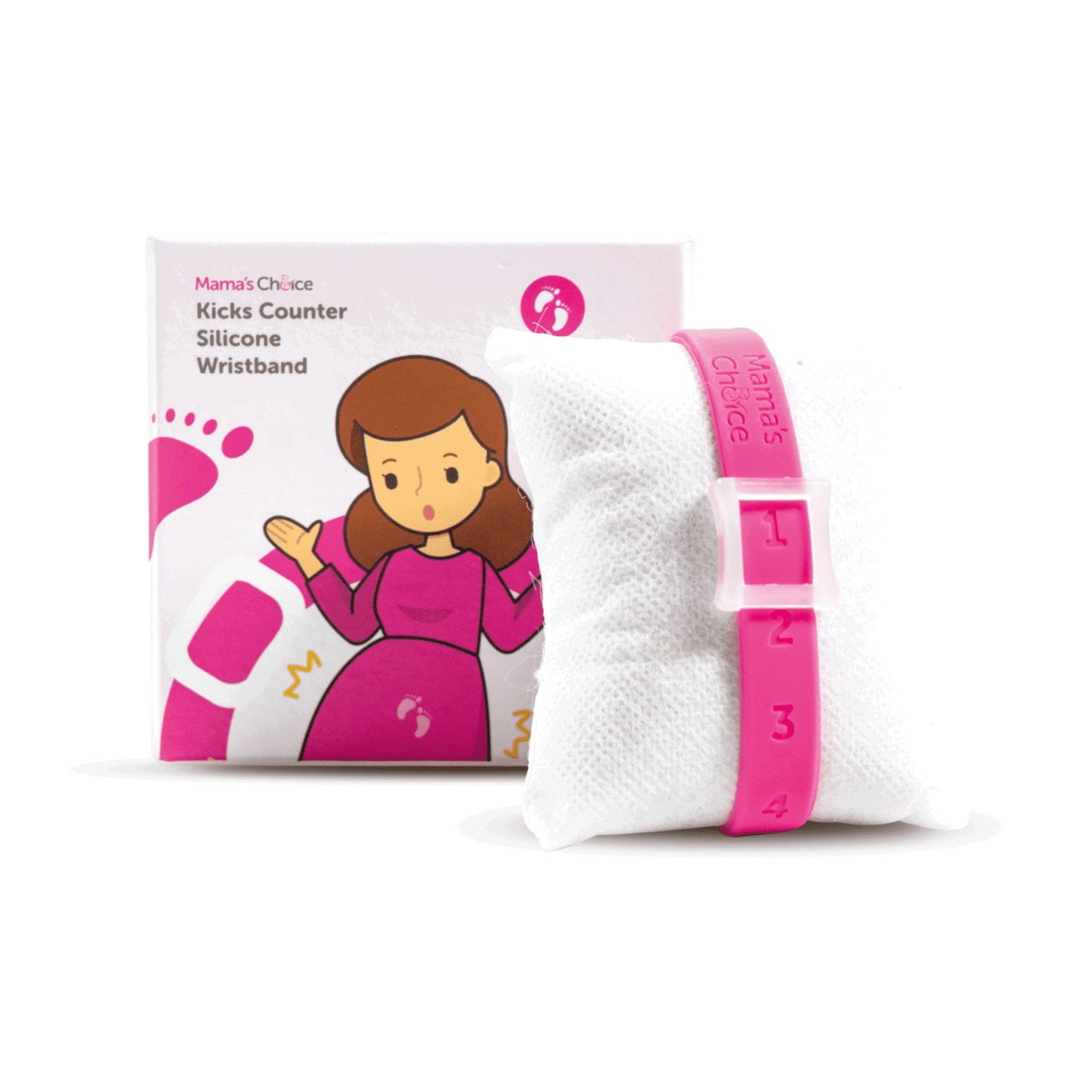 Kicks Counter Silicone Wristband | Mama's Choice Philippines