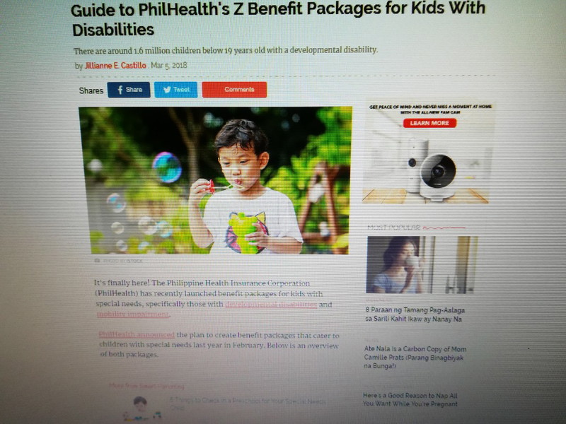 guide to philhealth' s Z benefit packages for kids with dis