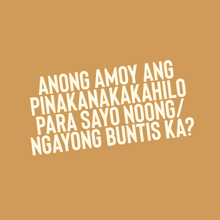 Amoy na nakakahilo 👃 Sensitive ba ang pang-amoy mo noong/nga