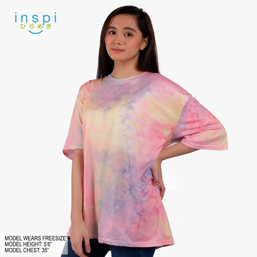 INSPI Tie Dye Oversized T Shirt For Men and Women Beach Outfit | theAsianparent theAsianparent ...