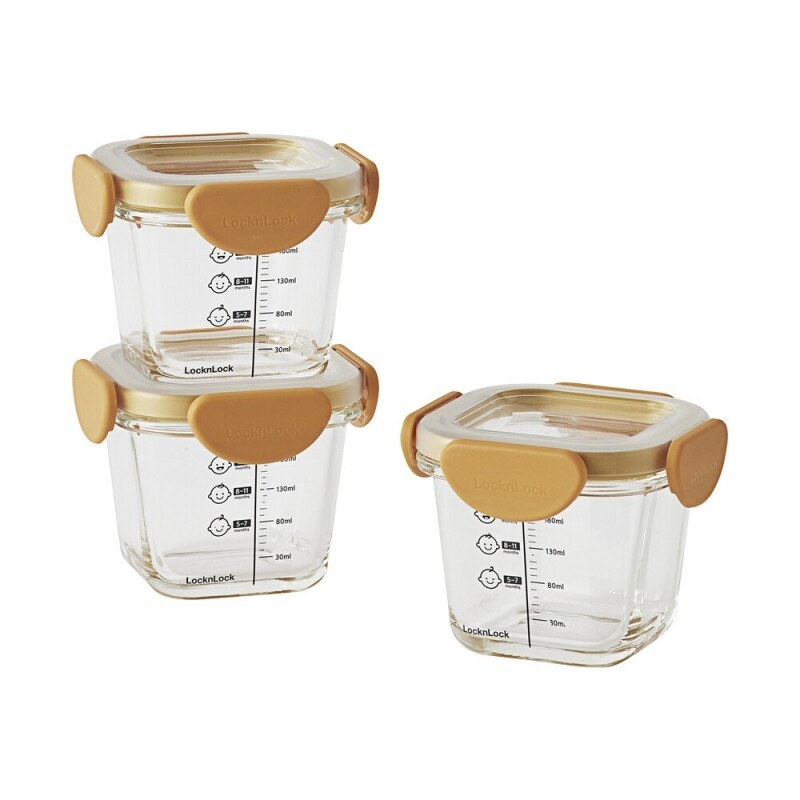 LocknLock Oven Glass Tritan Cap Baby Food Container | theAsianparent ...