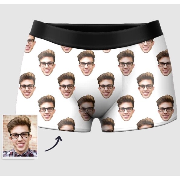 Personalized Boxers With Picture Custom Face Boxer Briefs Personalized ...