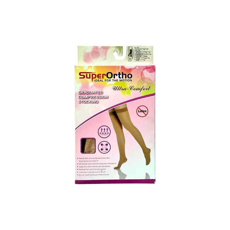 SUPER ORTHO ULTRA COMFORT THIGH HIGH GRADUATED COMPRESSION STOCKINGS ...