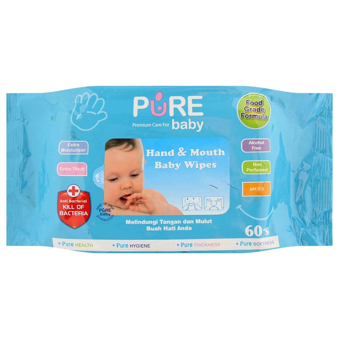 Pure Baby Hand and Mouth Baby Wipes | theAsianparent theAsianparent ...