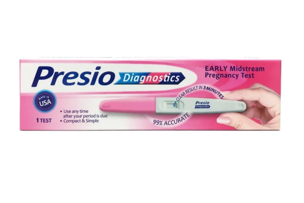 Presio Diagnostics - Early Midstream Pregnancy Test Kit ...