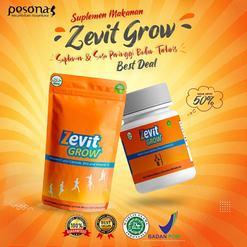 Zevit Grow Susu Kalsium Anak | theAsianparent theAsianparent Indonesia