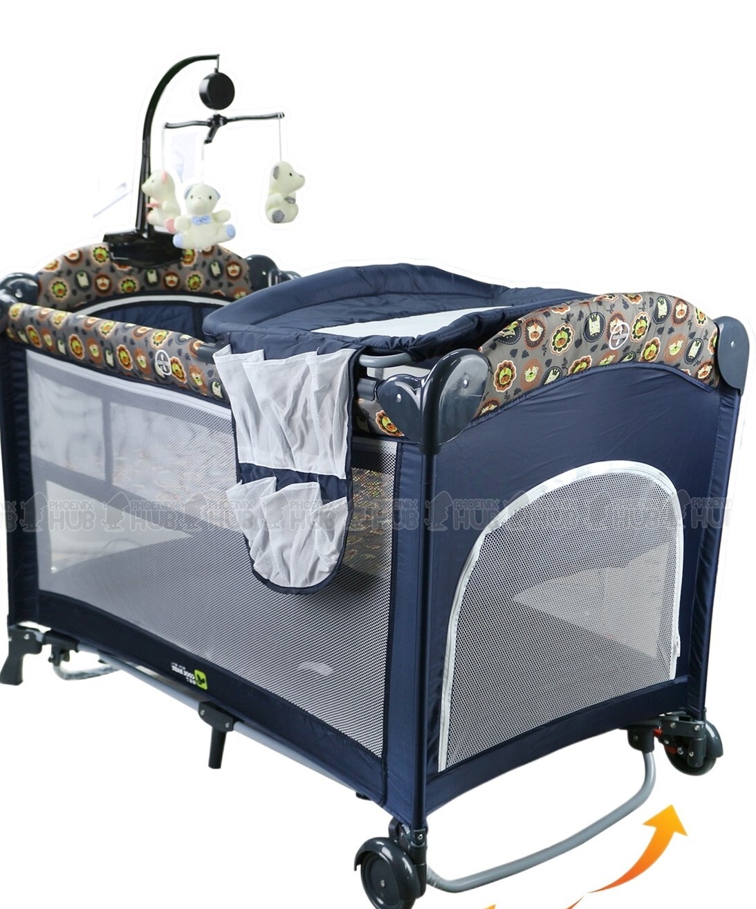 Phoenix Hub Baby Rocker Crib Play Yard Playpen | theAsianparent ...