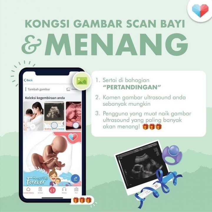 Kongsi Gambar Scan Bayi & Menang! Hi semua ibu-ibu TAP yang