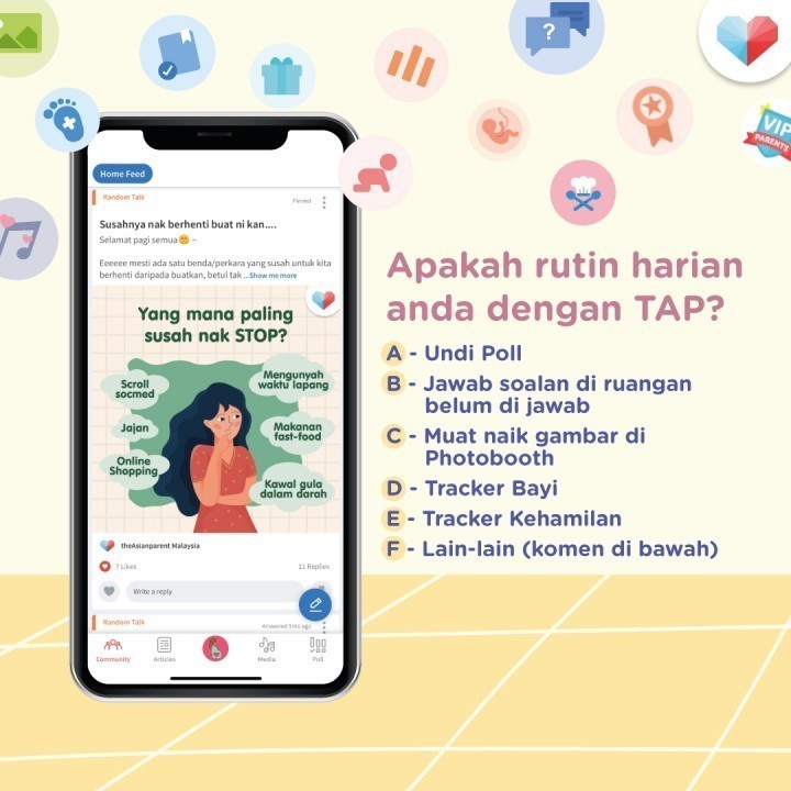 Mana satu first sekali korang buat pagi ni? Good morning sem