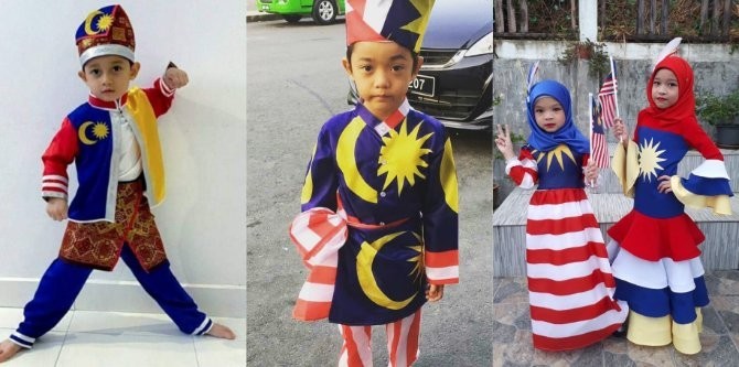 Design Baju Merdeka Untuk Kanak-Kanak Lelaki dan Perempuan!