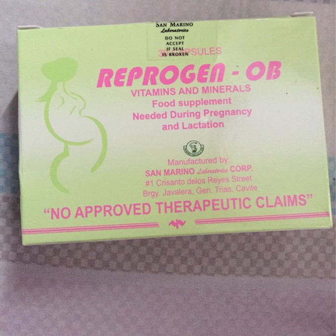 REPROGEN -OB Hello mga mii, sino po dito nag ti take ng Vita