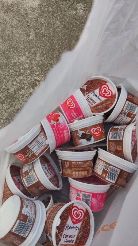 Es krim jenis apa yg cepet naikin bbj Es krim Walls cup sepr