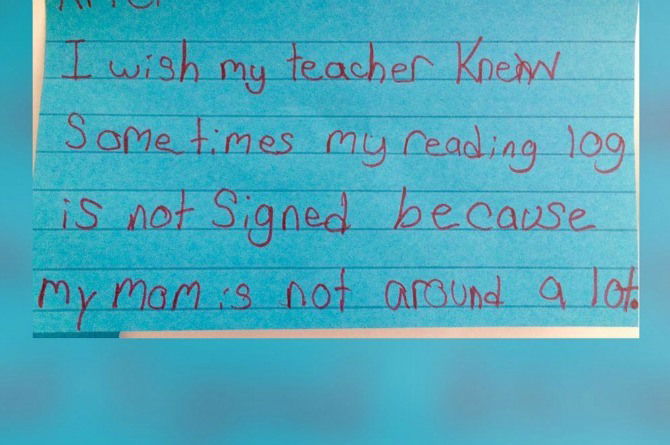 This Teacher Shares Heartbreaking Notes From Third Graders
