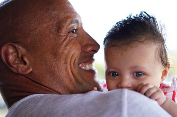 The Rock's Message to His 4-Month-Old Daughter Will Melt Your Heart