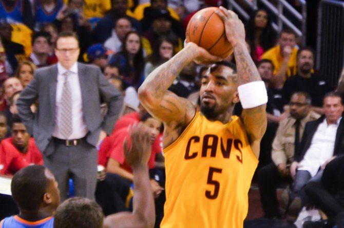 J.R. Smith Becomes Very Emotional While Talking About His Dad