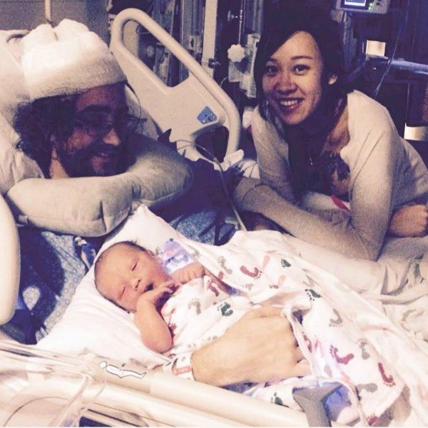 WATCH: Dad With Cancer Leaves ICU To Witness Son's Birth