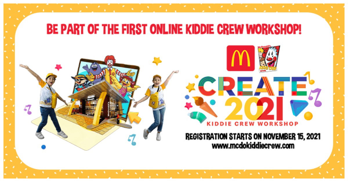 McDo Kiddie Crew Workshop Is Back, And It's Online!