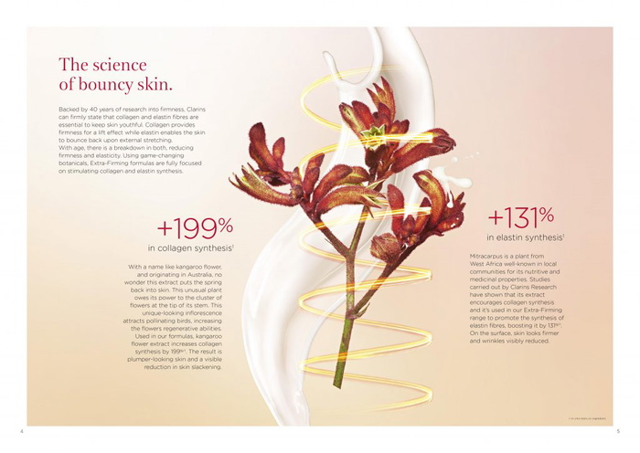 Clarins: Firming Power, Lightweight Textures