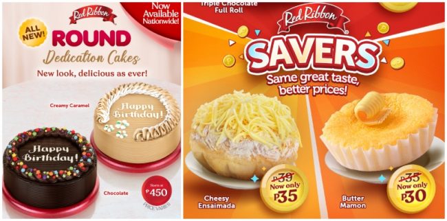 Make your celebrations special all year round with Red Ribbon’s Round Dedication Cakes