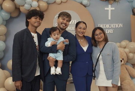 Lovely Abella and Benj Manalo Baby Na Si Liam Bininyagan Na