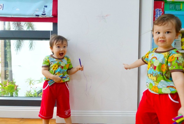 Dulux Wash and Wear: The perfect "KidProof" paint!