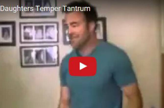 Temper Tantrum: Dad Lip Syncs Daughter's Temper Tantrum