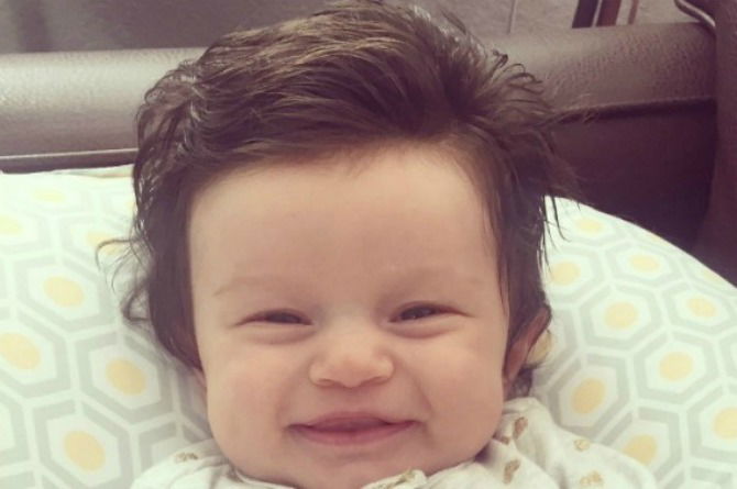 Baby With Full Head of Hair Goes Viral: This Baby's Hair Is Unbelievable!