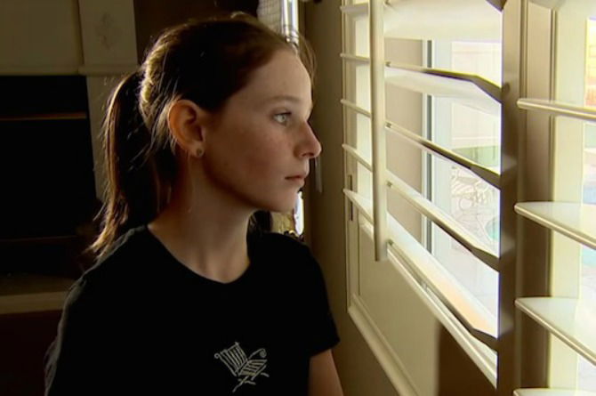 11 Year Old Allergic To The Sun “it Felt Like Lava Was Being Poured On Me”