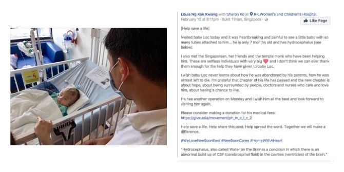 Singaporeans Show Love To Orphaned Vietnamese Baby With Brain Condition