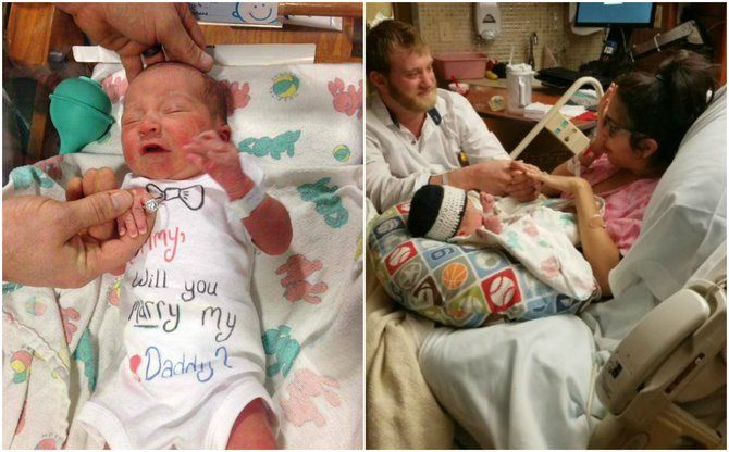 This Newborn And His Dad Pulled Off The Sweetest Surprise Proposal!