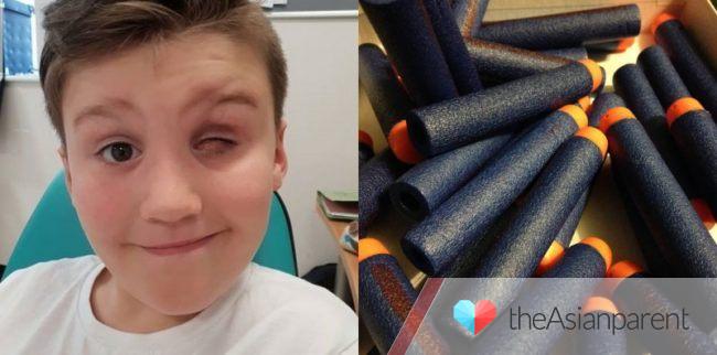 Nerf Gun Eye Injury Results In Boy Needing To Remove Entire Eye