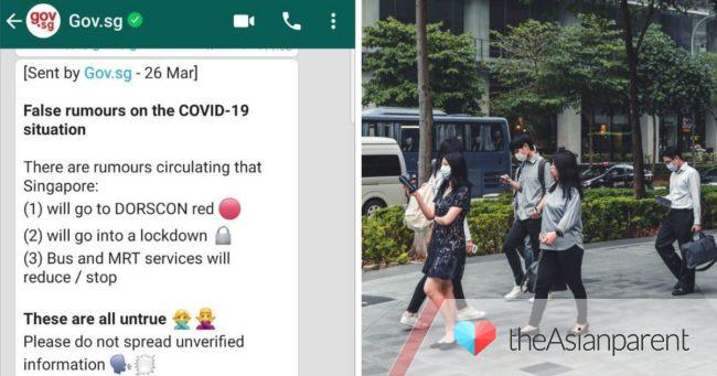 DORSCON Red Rumour Circulates, Govt Says They Are All Untrue