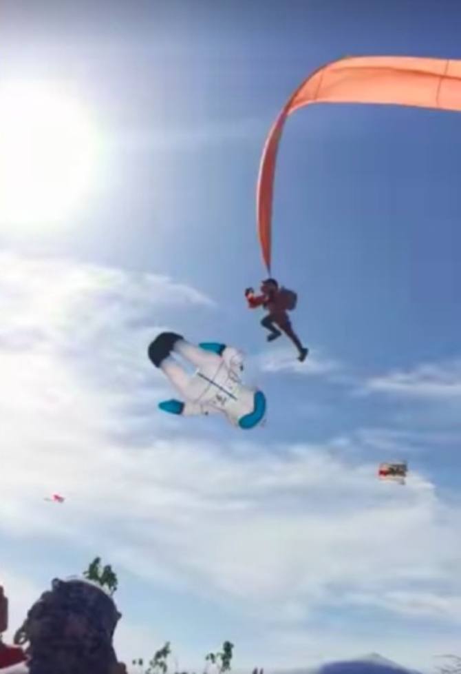 Toddler Accidentally Lifted Metres Into the Air by Kite at Taiwan Festival