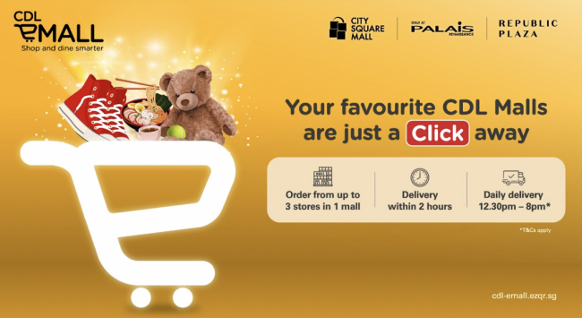 CDL eMall, An Online Platform For City Square Mall, Palais Renaissance ...