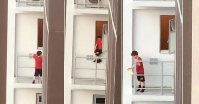 High Rise Balcony Safety: 7-Year-Old Boy Climbs Out 11th Storey Window