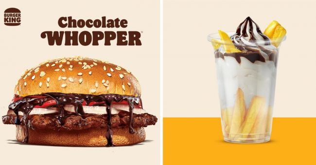 Burger King Introduces The Chocolate WHOPPER For April