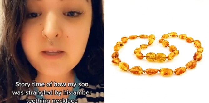 Dangers Of Teething Necklaces: Mum Shares Warning On TikTok