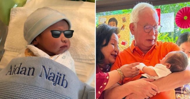 Najib Razak And Wife Rosmah Mansor In Singapore To Meet Grandson