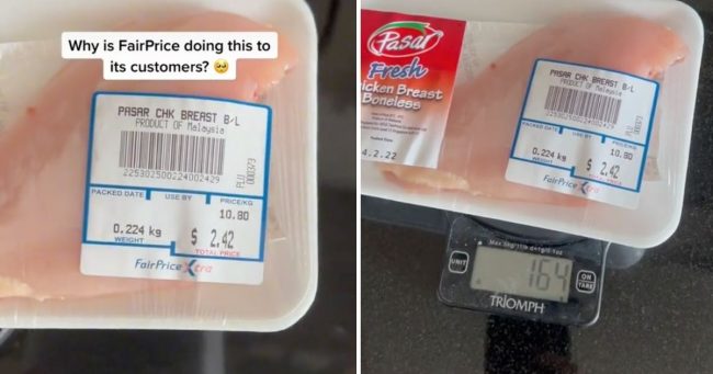 Food Mislabeling Cases: Label on Chicken in NTUC FairPrice Inaccurate