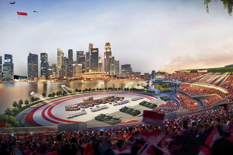 Marina Bay's Iconic Floating Platform to Transform into NS Square by 2027