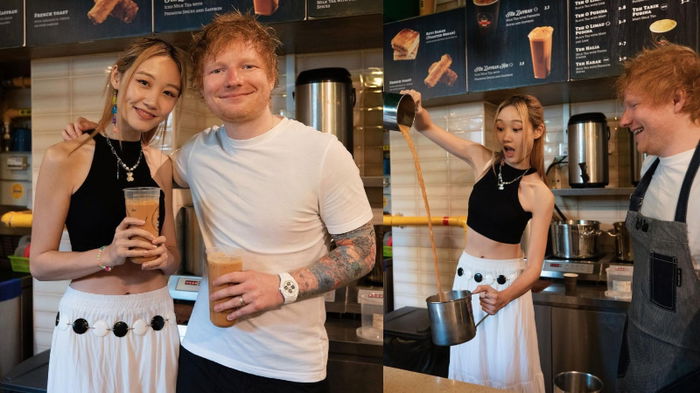 Ed Sheeran Goes Local in Singapore, Says Lau Pa Sat is 'Banging'