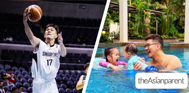 S'pore's Basketball Star Ng Han Bin Swaps Slam Dunks for Daddy Duties