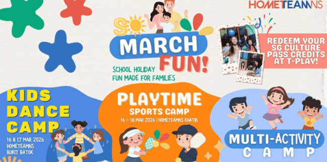 So March Fun! Family Activities at HomeTeamNS This Holiday