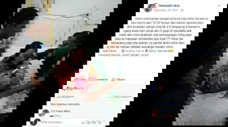 Pasang infus bayi - Bayi meninggal karena perawat tidak bisa pasang infus