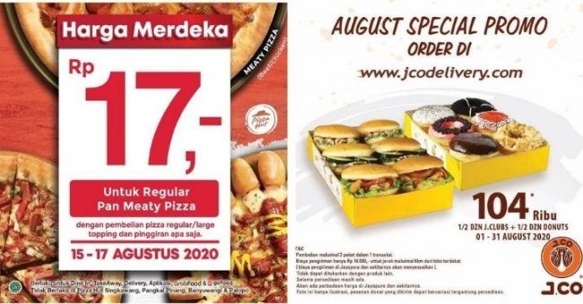 10 Promo Makanan Agustus 2020, Jangan Sampai Kelewatan Parents!